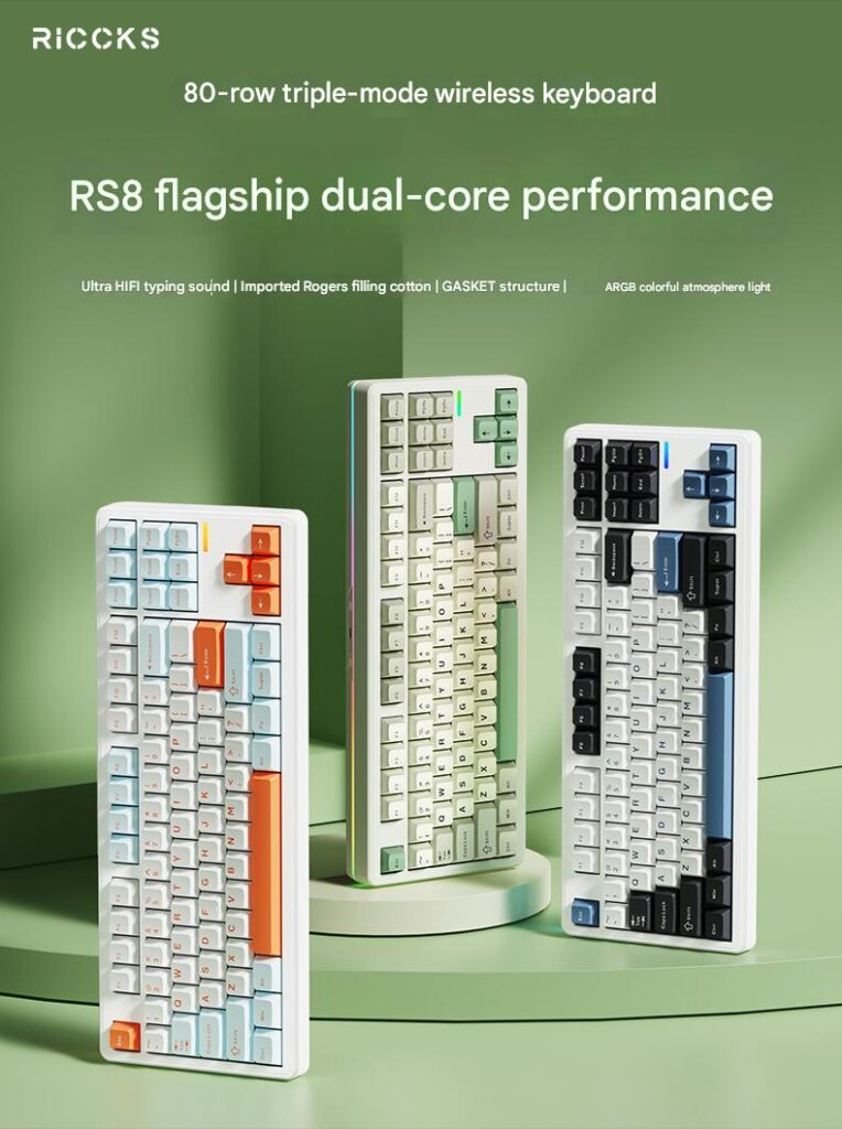 Bàn Phím Cơ Riccks RS8 - Kiệt Mod Phím Dạo