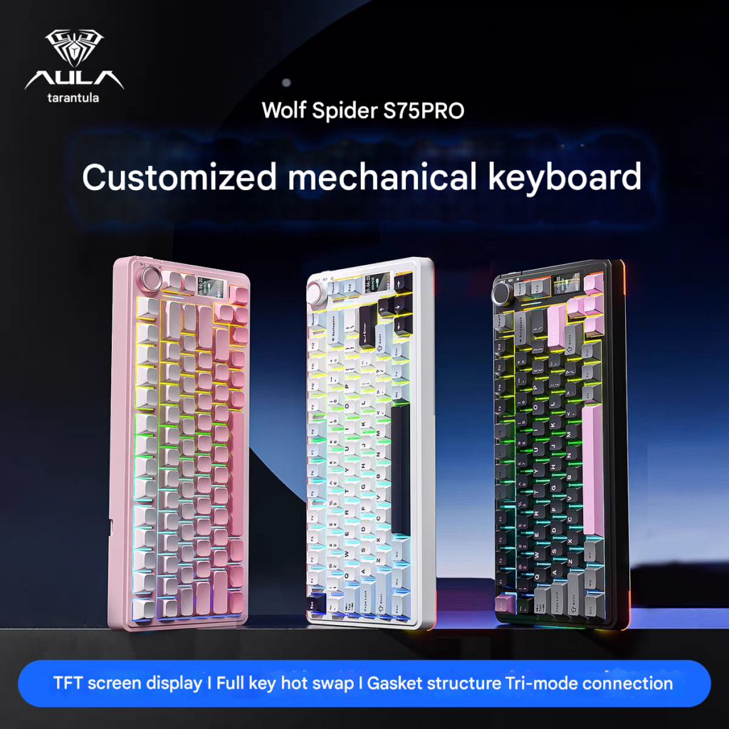 Bàn Phím Cơ Aula S75 Pro - Kiệt Mod Phím Dạo